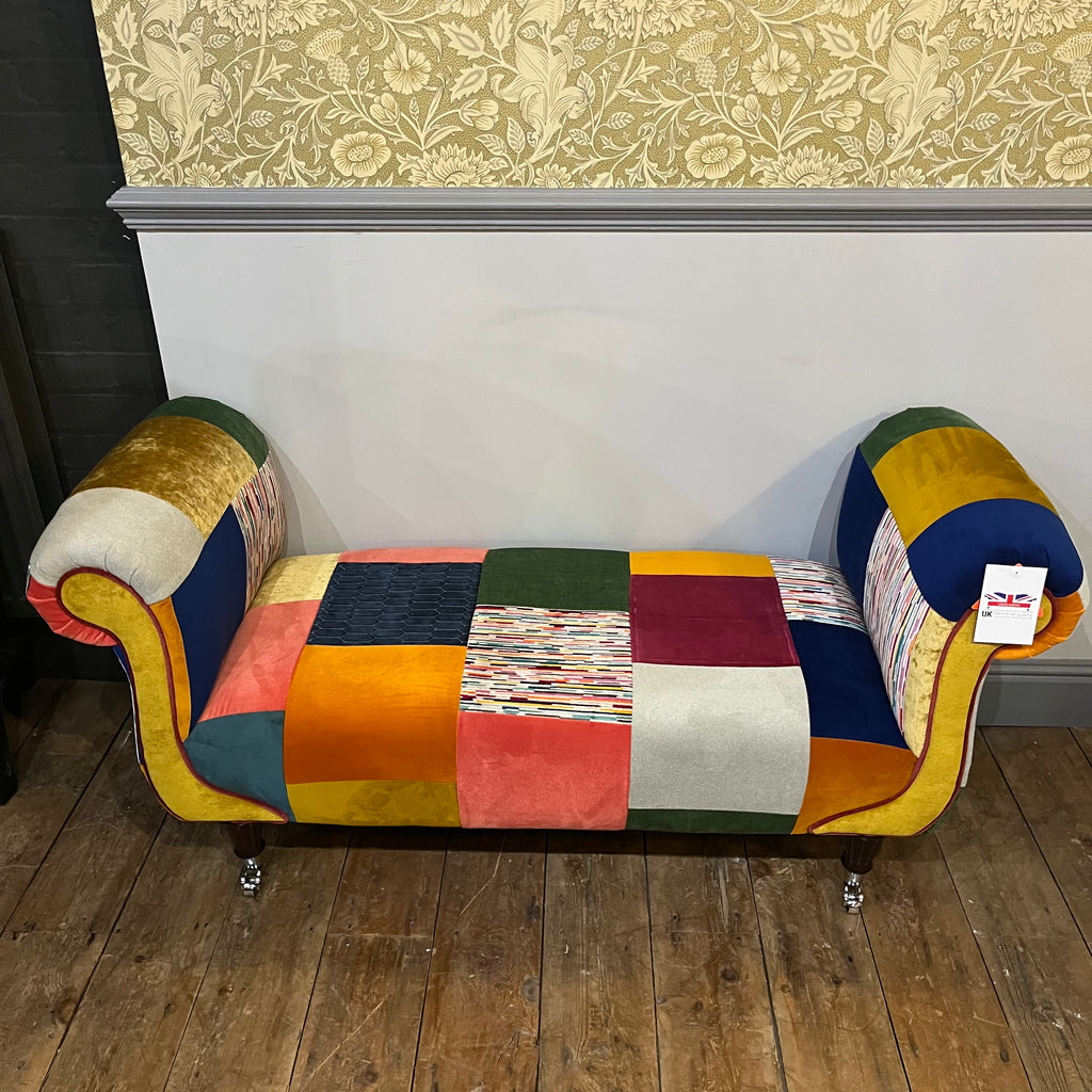 Lyon Bench – Long Eaton Patchwork Furniture