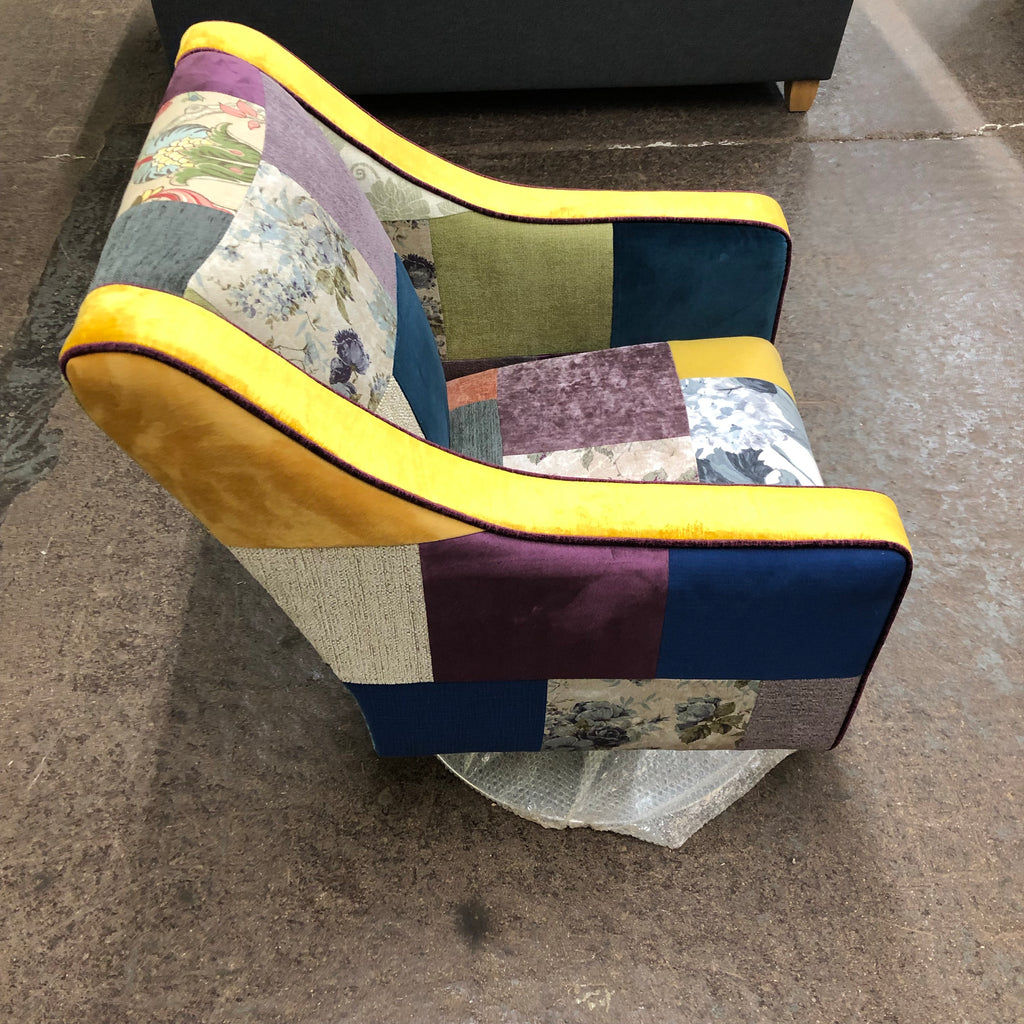 Milano Swivel Chair – Long Eaton Patchwork Furniture